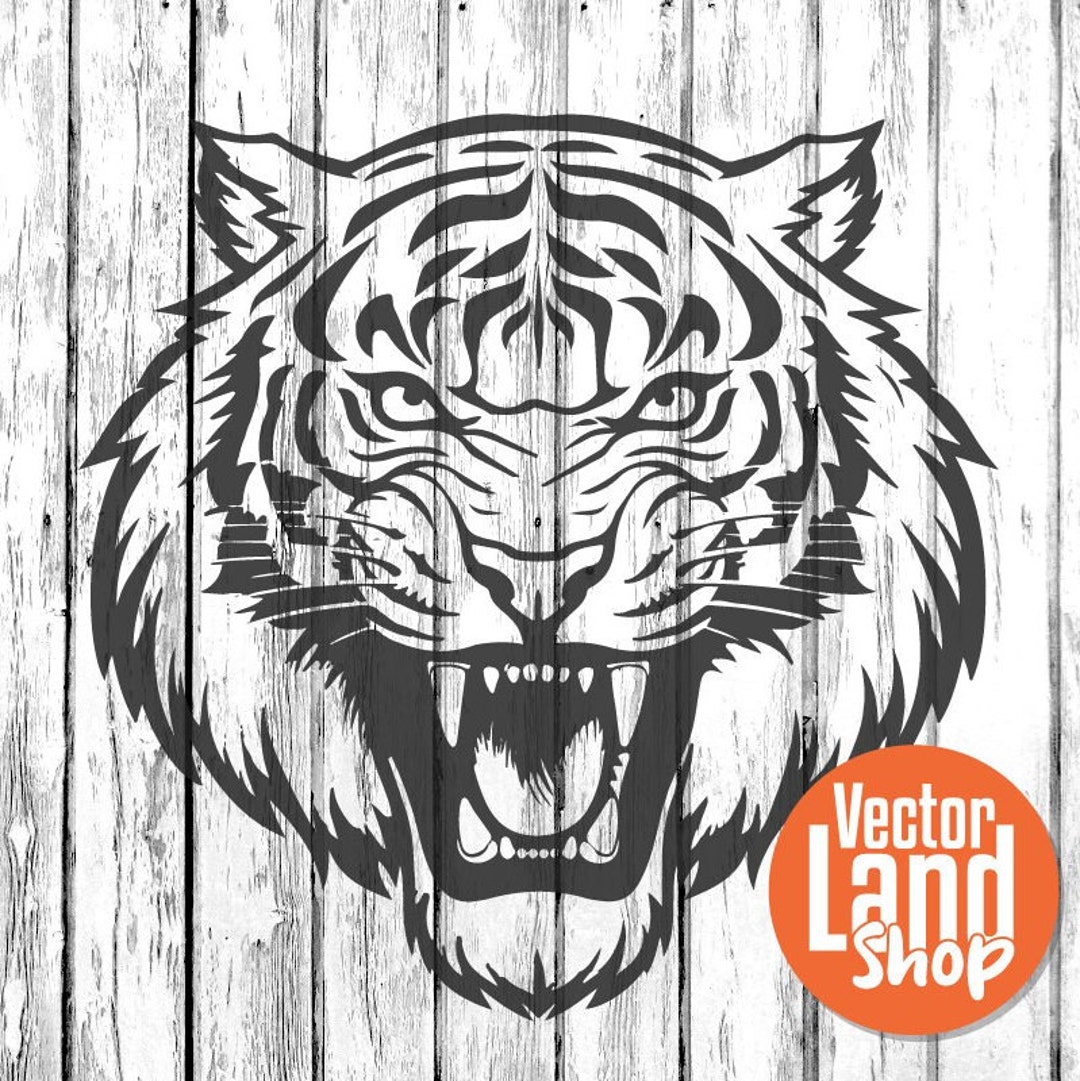 Tigers Svg Tiger Svg Tiger Png Mascot School Mascot Sport - Etsy