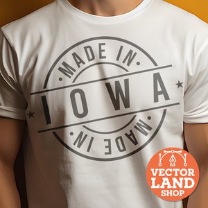 Made in Iowa Svg, Iowa Svg, United States Svg, Iowa State Svg, Iowa ...