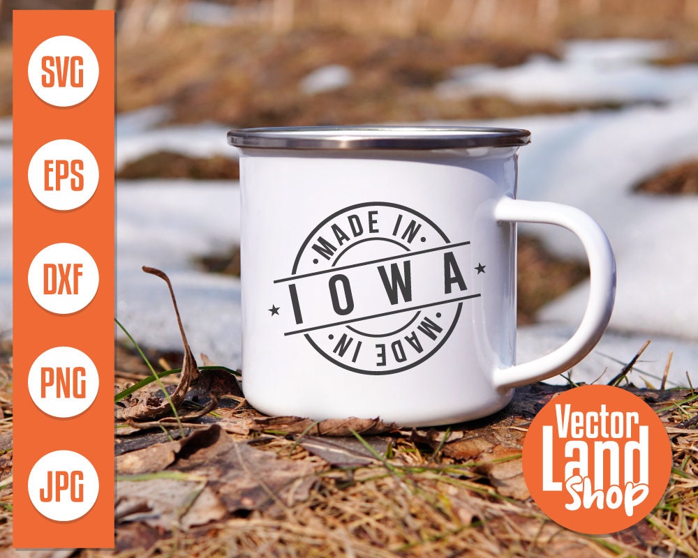 Made in Iowa Svg Iowa Svg United States Svg Iowa State Svg - Etsy