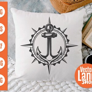 Compass SVG Anchor Svg Sailor Svg Boat Svg Travel Svg - Etsy