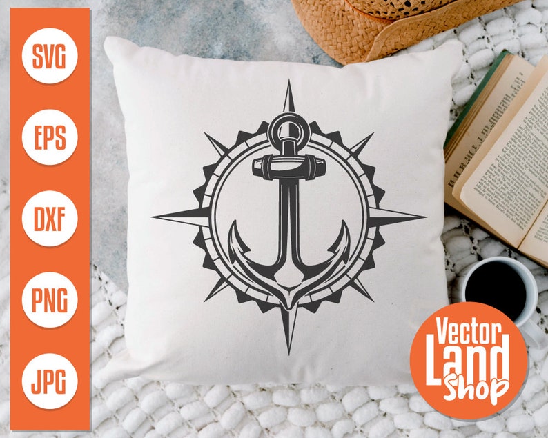 Compass SVG Anchor Svg Sailor Svg Boat Svg Travel Svg - Etsy