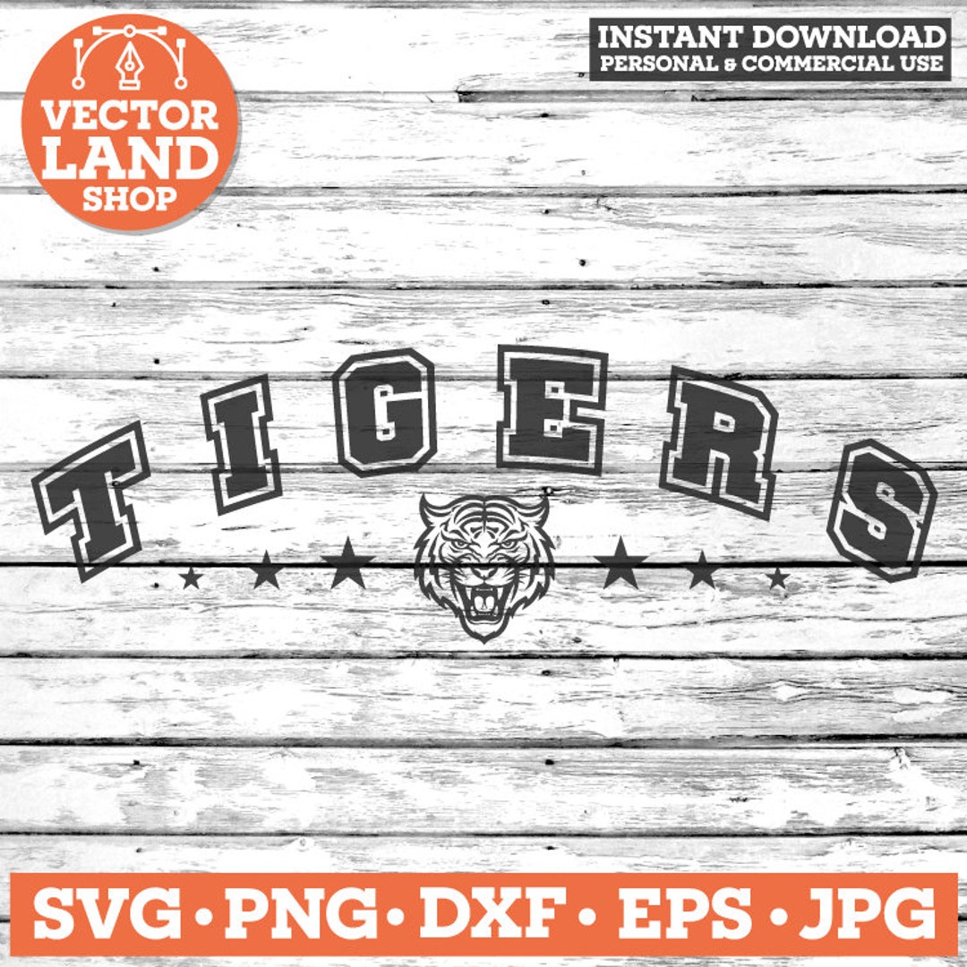 Tigers Svg, Tiger Svg, Tigers Png, School Mascot, Tiger Clipart, Tiger ...