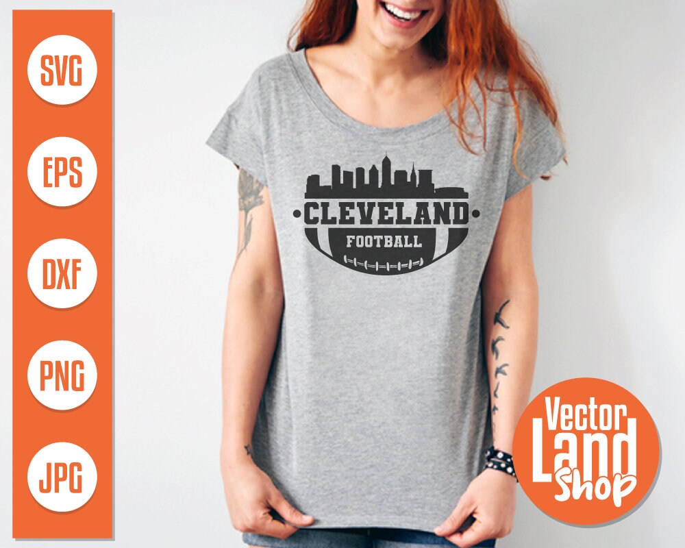 Cleveland Football Svg Cleveland Svg Football Team Logo - Etsy