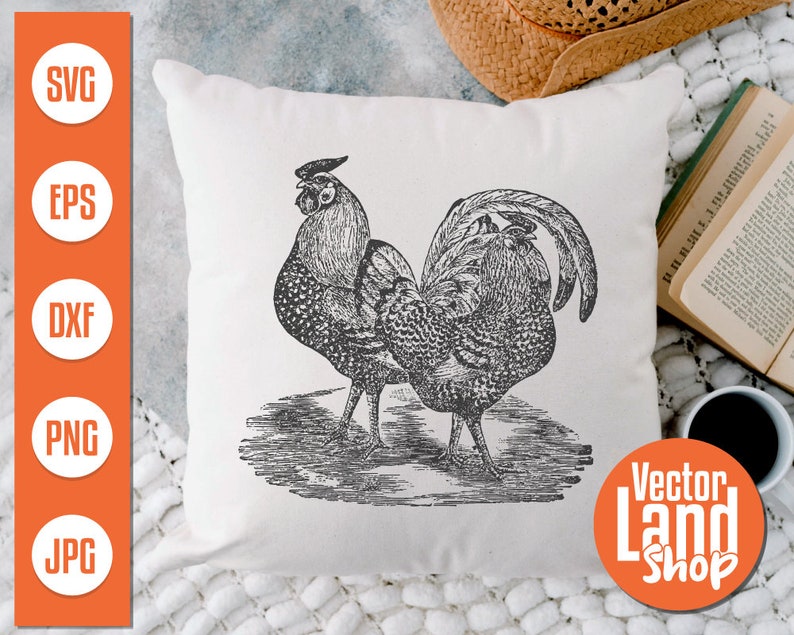 Hen Svg Farm Svg Chicken Svg Barn Svg Animal Printable - Etsy
