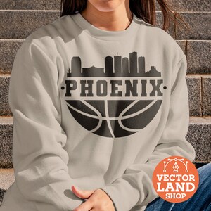Phoenix Basketball Svg, Phoenix Svg, Basketball Team Logo, Phoenix City ...