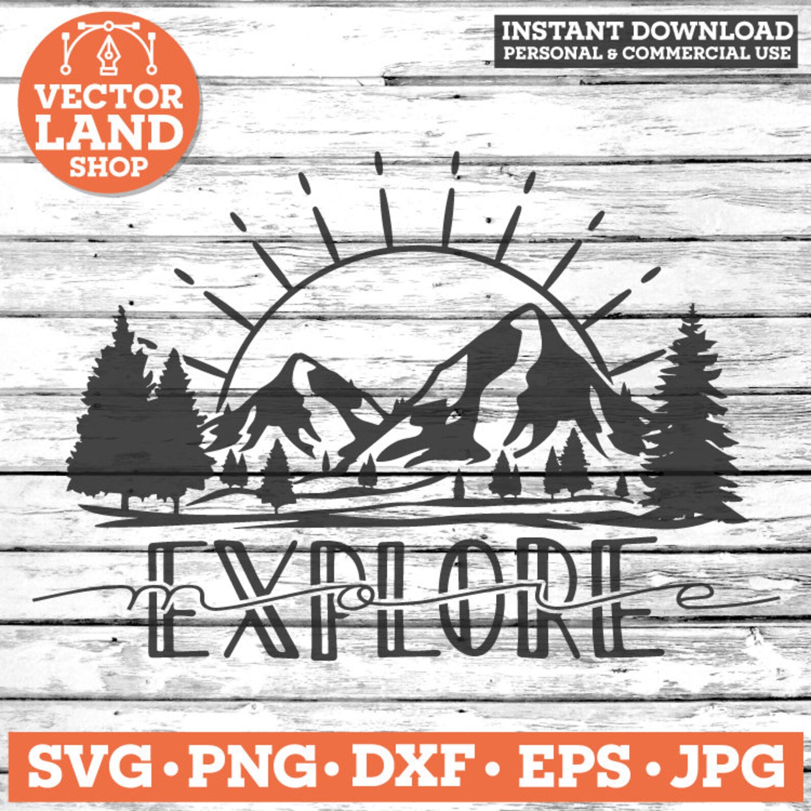 BUNDLE Mountain SVG, Outdoor Svg, Forest Svg, Adventure Svg, Travel Svg ...