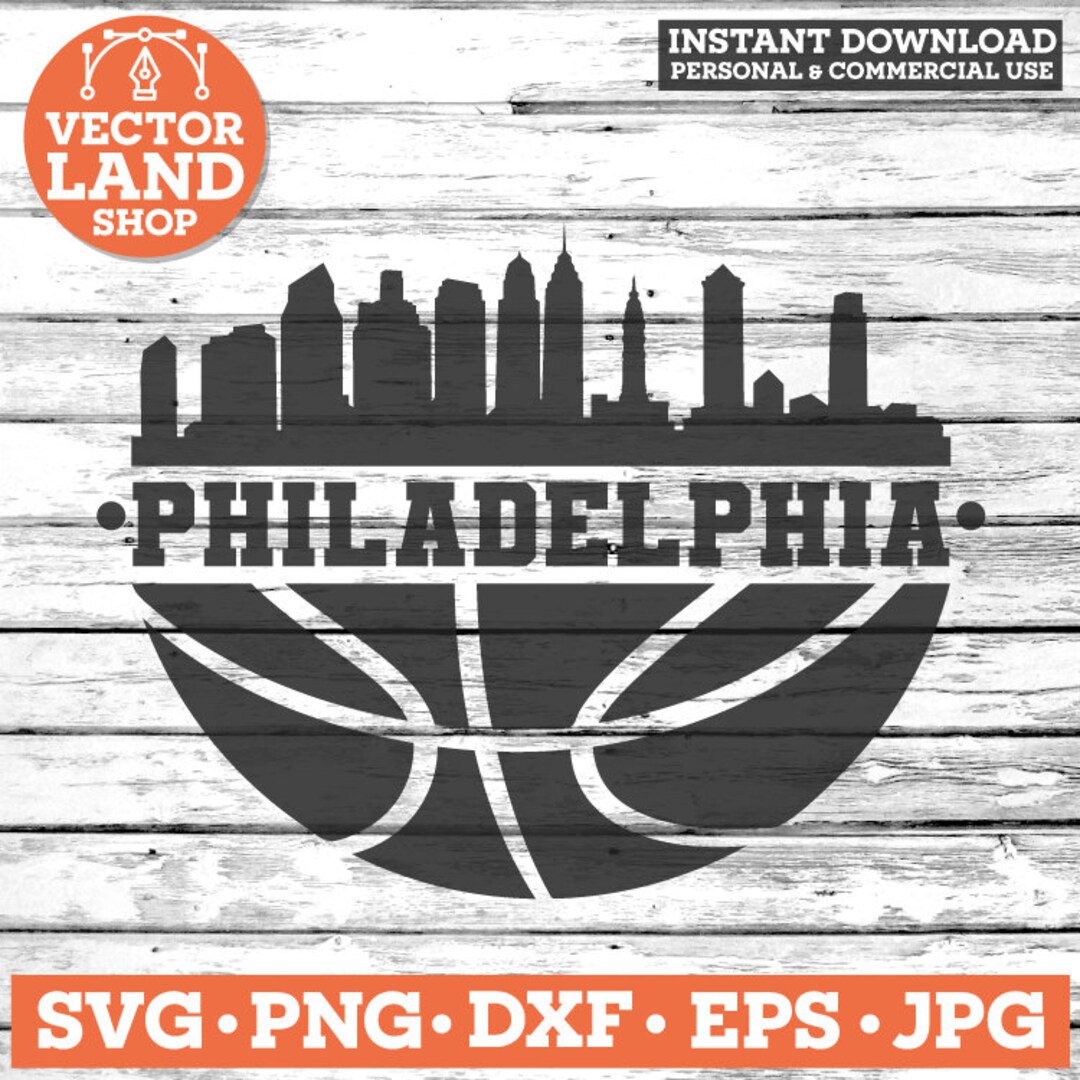 Philadelphia Basketball Svg Philadelphia Svg Basketball - Etsy