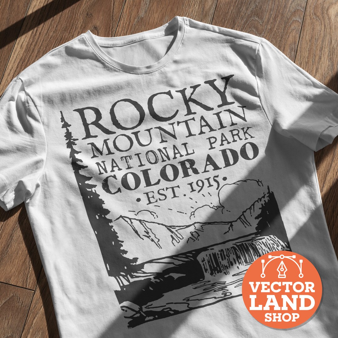 Rocky Mountain Svg, National Park Svg, Colorado Svg, Outdoors Svg ...