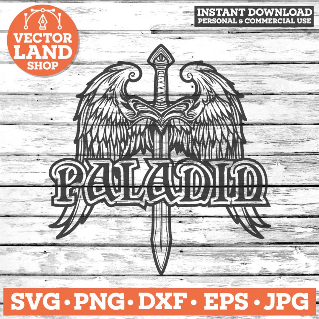 Paladin Svg, Dnd Svg, Gamer Svg, Paladin Design,d20 Dice, RPG Svg ...