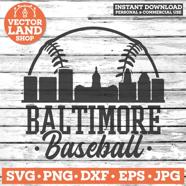 Baltimore City Svg - Etsy