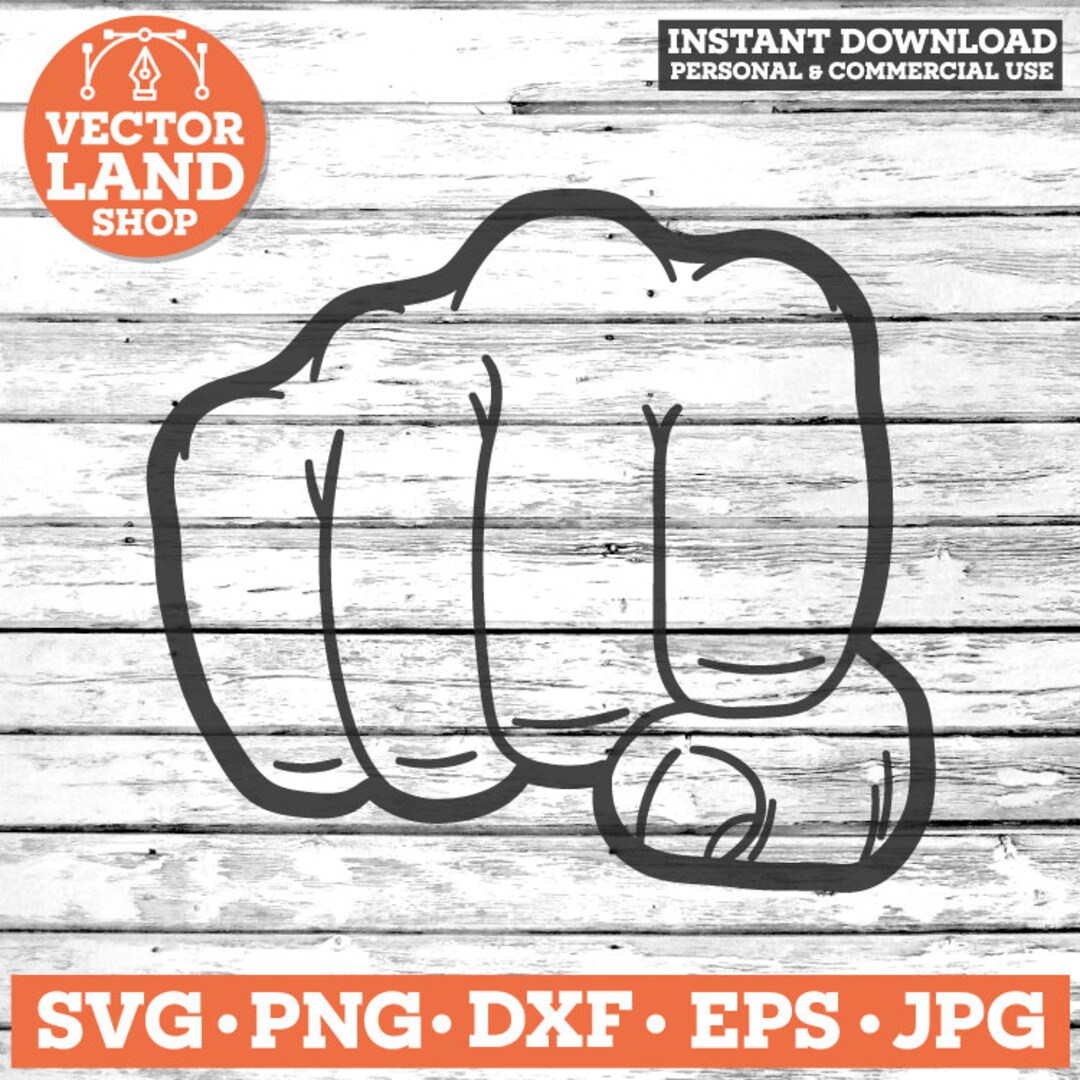 Punch Svg, Fist Svg, Hand Svg, Attack Svg, Fighter Svg, MMA Svg ...