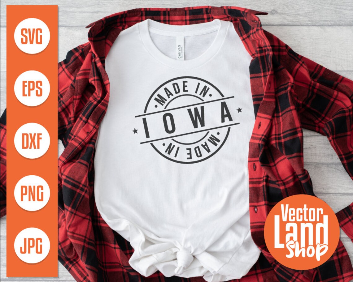 Made in Iowa Svg Iowa Svg United States Svg Iowa State Svg - Etsy