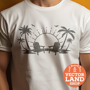 Palm Tree Svg, Beach Svg, Beach Vibes Svg, Summer Svg, Tropical Svg ...