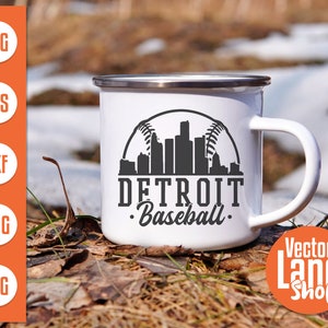 Detroit Baseball Svg Detroit Svg Baseball Team Logo - Etsy