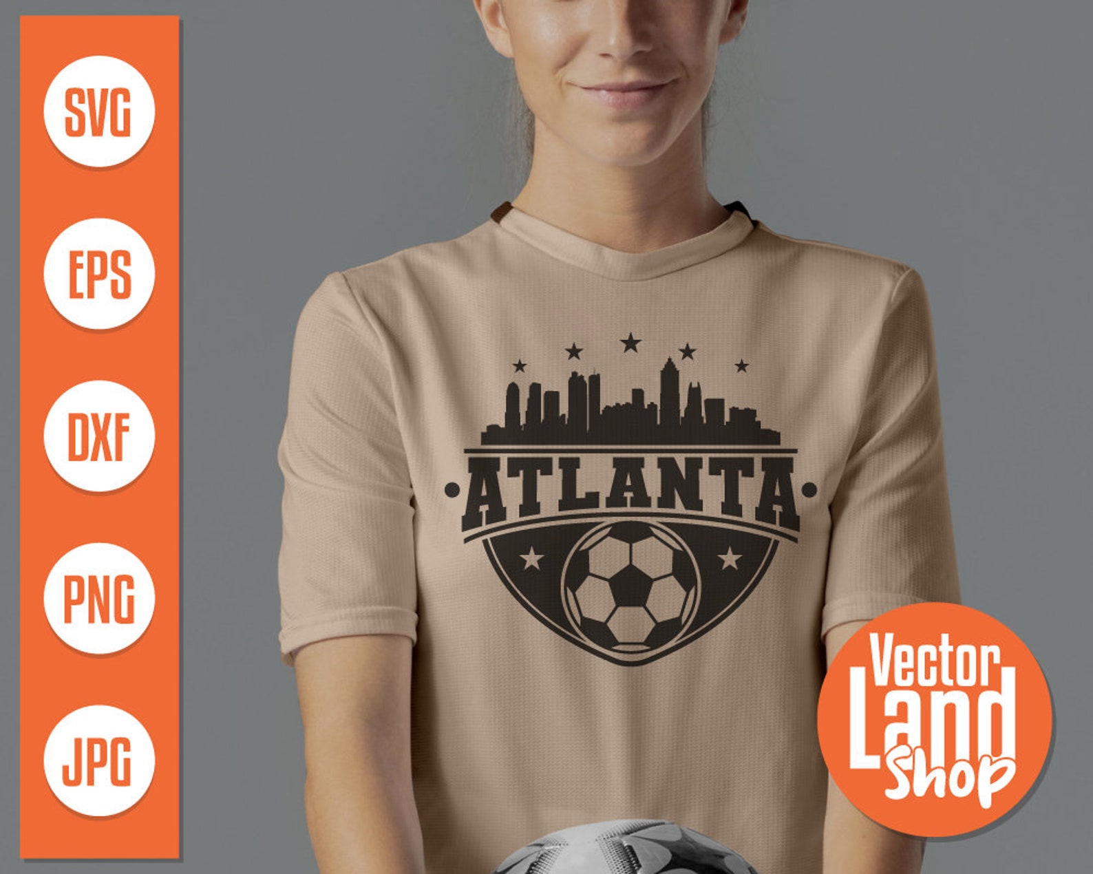 Atlanta Soccer Svg Atlanta Svg Soccer Team Logo Soccer Svg - Etsy