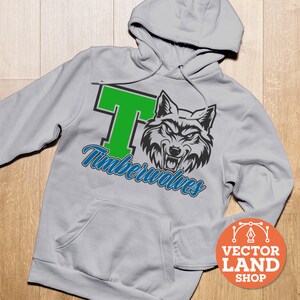 Timberwolves Svg, Mascot Team Svg, Team Logo, Mascot Svg, Timberwolves ...