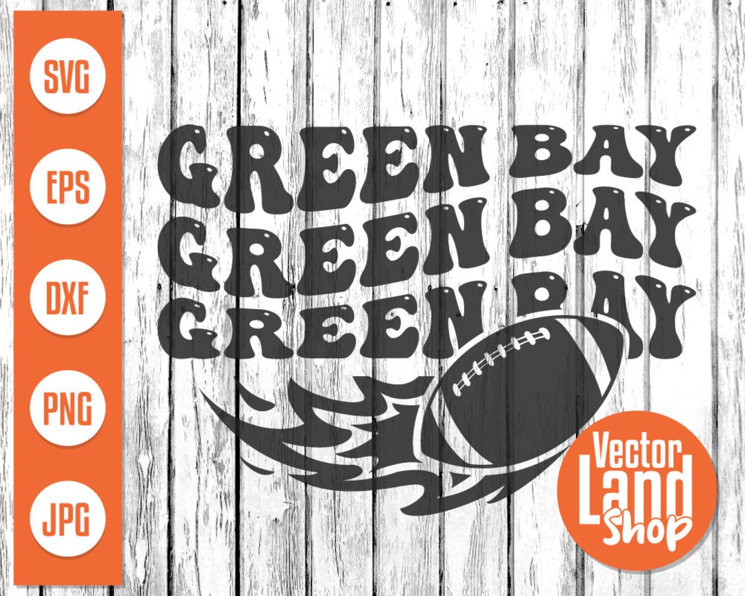 Green Bay Football Svg Green Bay Svg Football Team Logo - Etsy