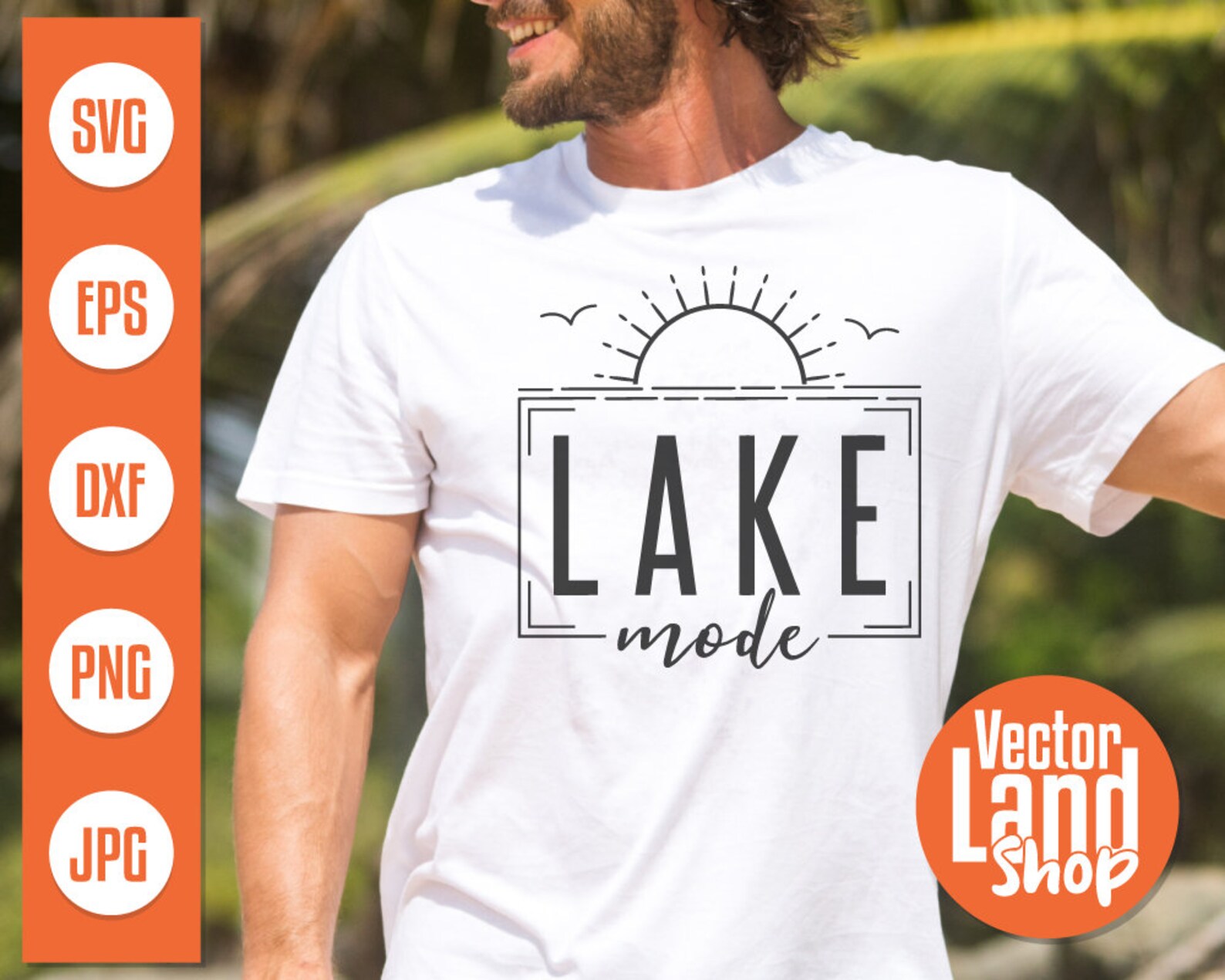 Lake Mode Svg Lake Life Svg Lake Vibes Svg Summer Svg Line | Etsy