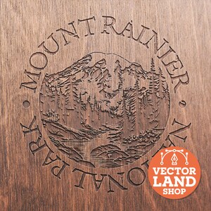 Mount Rainier Svg, National Park Svg, Washington Svg, National Parks ...