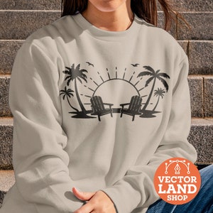 Palm Tree Svg, Beach Svg, Beach Vibes Svg, Summer Svg, Tropical Svg ...