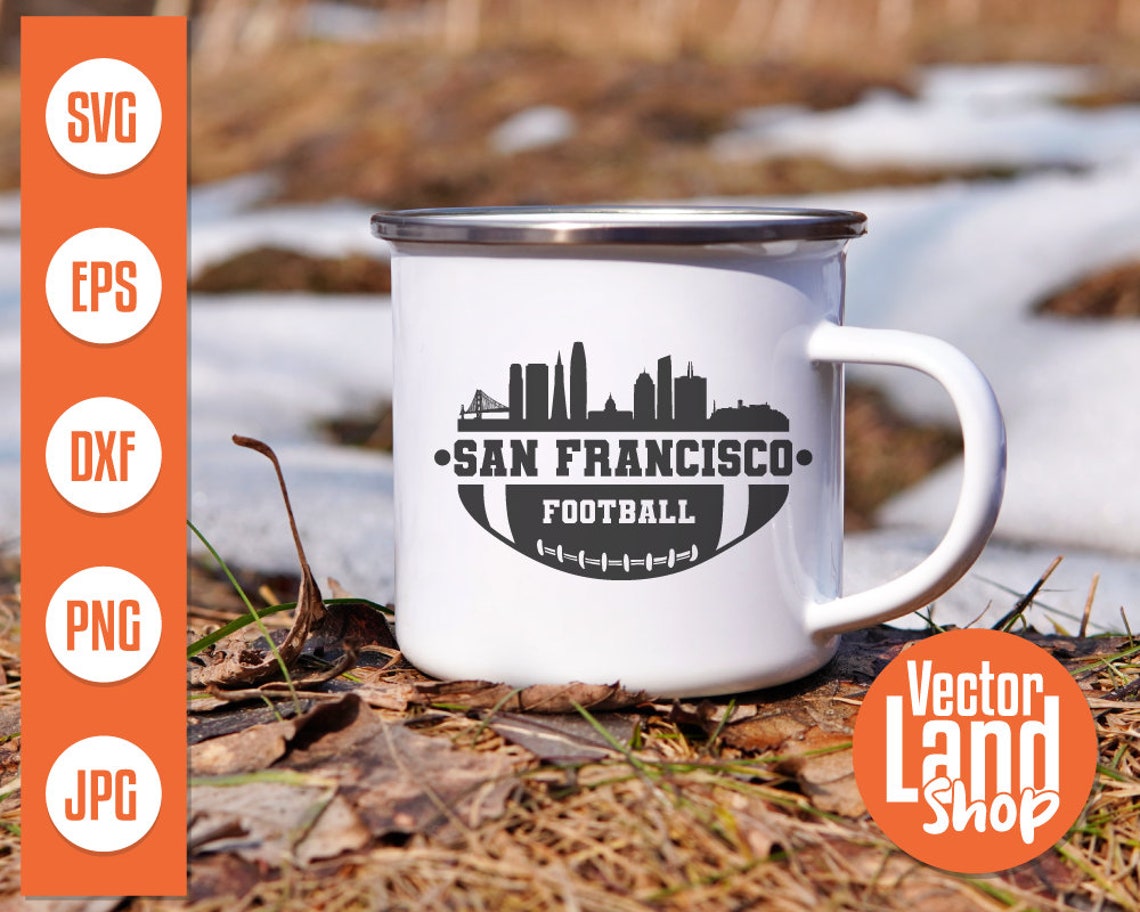 San Francisco Svg California Svg Football Team Logo | Etsy