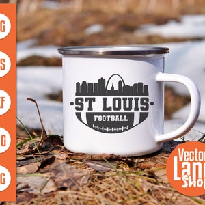 St Louis Football Svg Saint Louis Svg Football Team Logo - Etsy