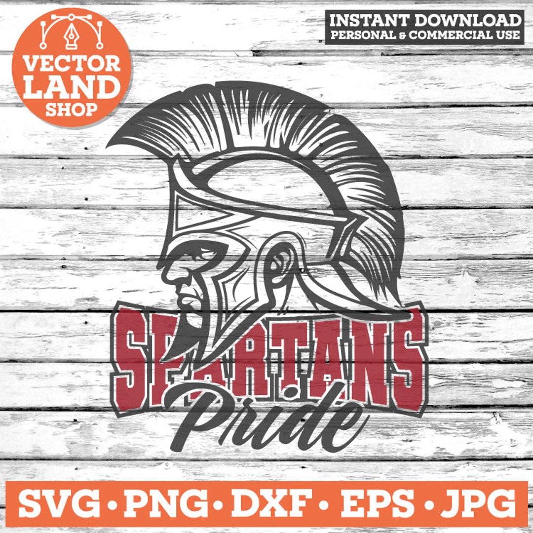 Spartans Svg, Sparta svg, Mascot Svg, School Spirit, High School ...