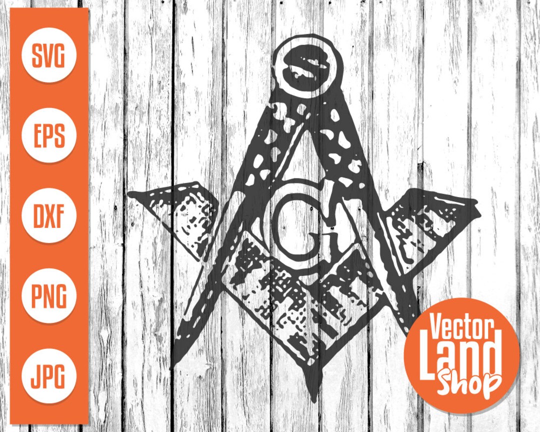 Mason Svg Freemason Svg Square and Compass Masonic Svg - Etsy