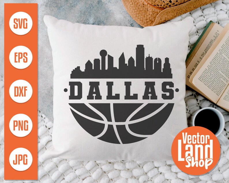 Dallas Basketball Svg Dallas Svg Basketball Team Logo Texas - Etsy