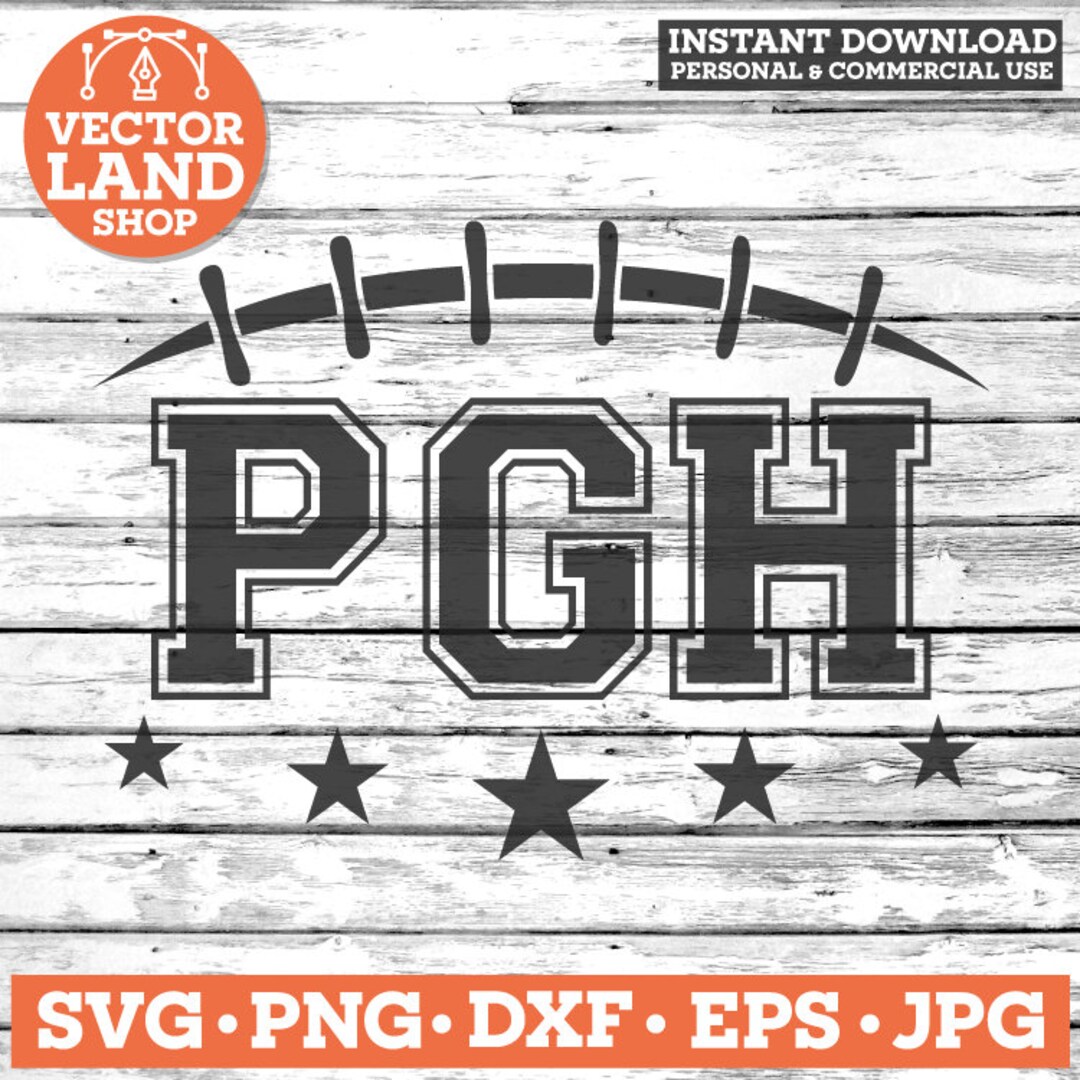 Pittsburgh Football Svg Pittsburgh Svg Football Team Logo - Etsy