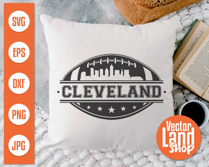 Cleveland Football Svg Cleveland Svg Football Team Logo - Etsy
