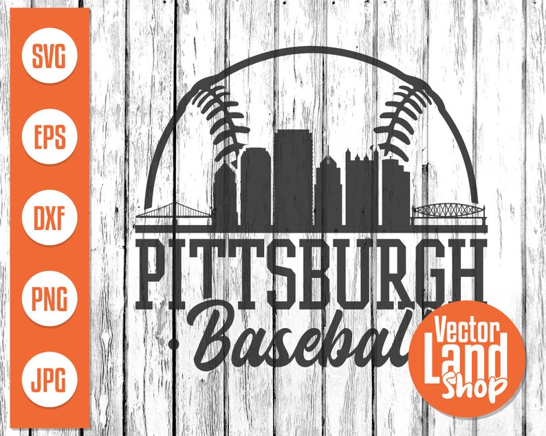 Pittsburgh Baseball Svg Pittsburgh Svg Baseball Team - Etsy