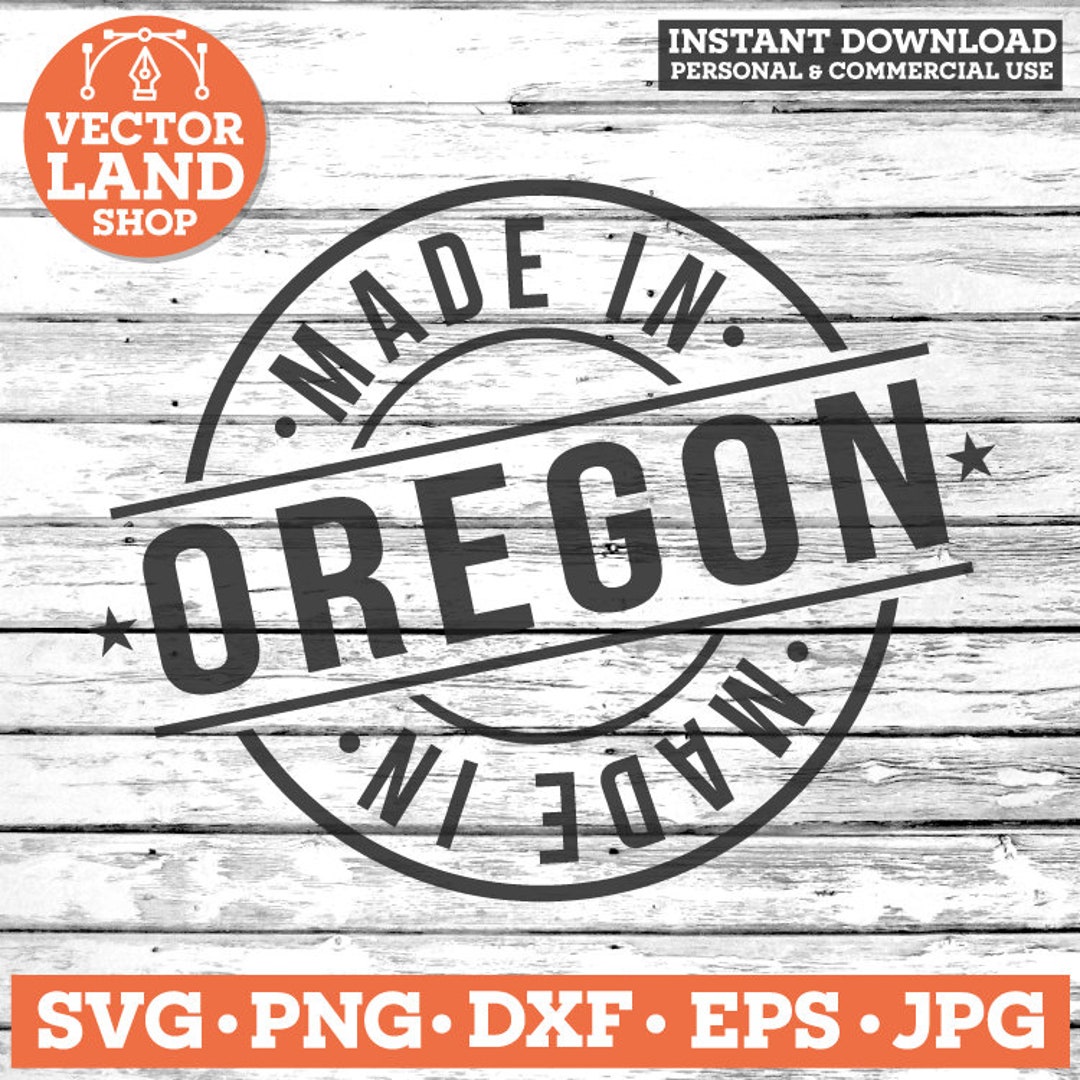 Made in Oregon Svg Oregon Svg United States Svg Oregon - Etsy