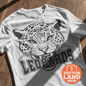 Leopard Svg, Leopards Svg, Leopard Png, Mascot School, Mascot Sport ...