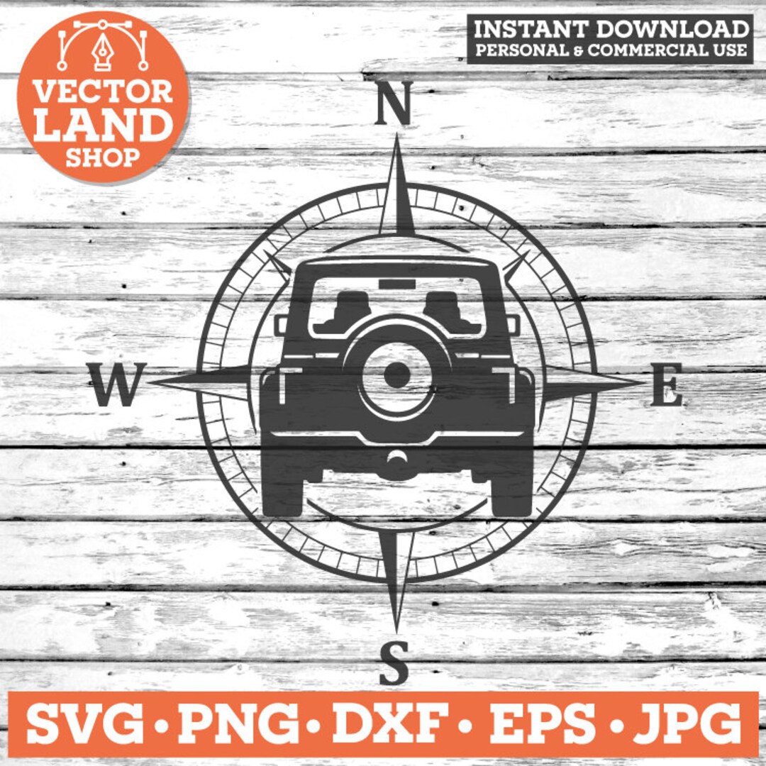 SUV Svg, Adventure off Road, Compass Svg, Adventure Svg, Travel Svg ...