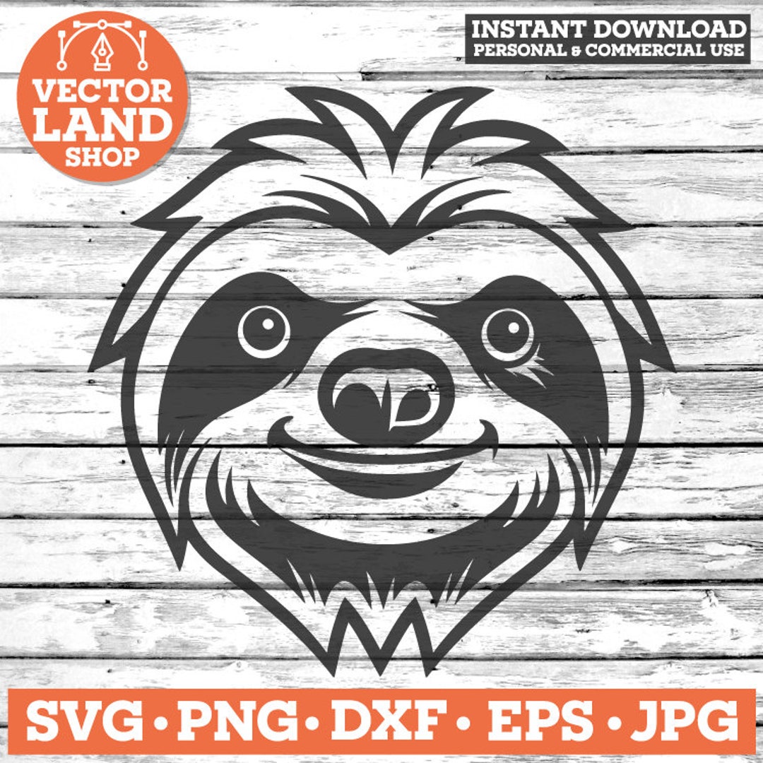 Sloth Svg, Sloths Svg, Sloth Png, Sloth Mascot, Sloth Clipart, Sloth ...