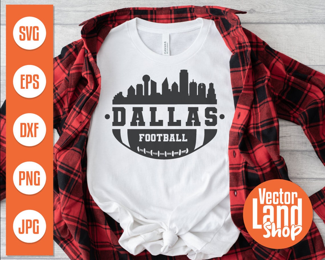 Dallas Football Svg Dallas Svg Football Team Logo American - Etsy
