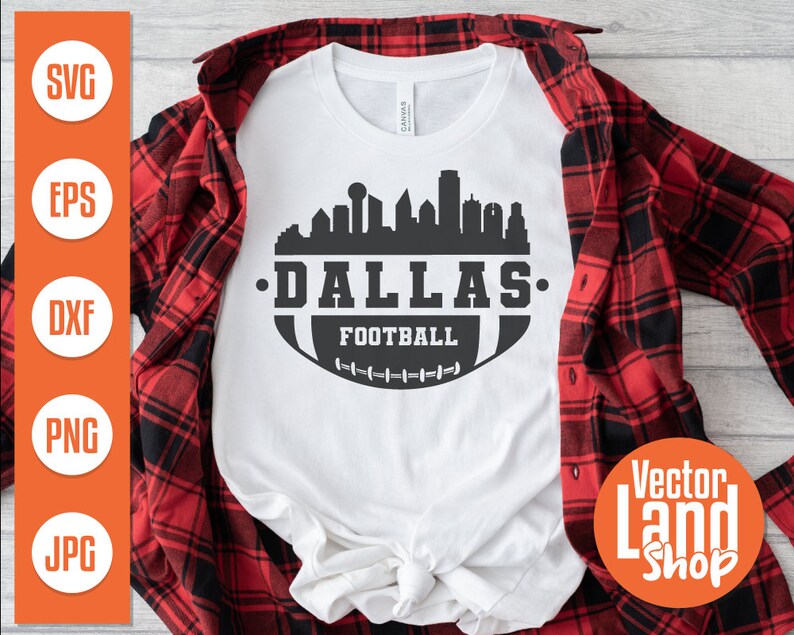 Dallas Football Svg Dallas Svg Football Team Logo American - Etsy