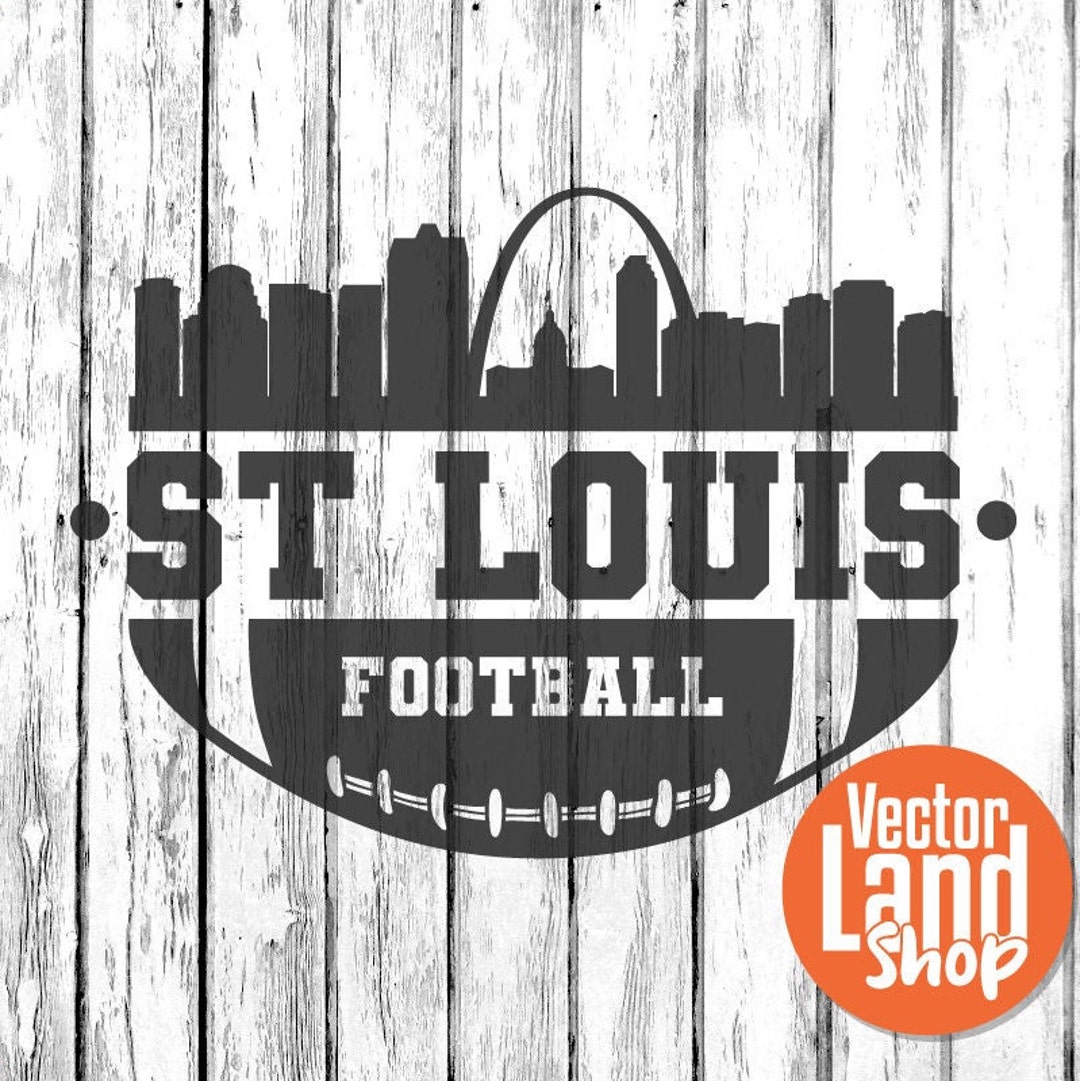 St Louis Football Svg Saint Louis Svg Football Team Logo - Etsy