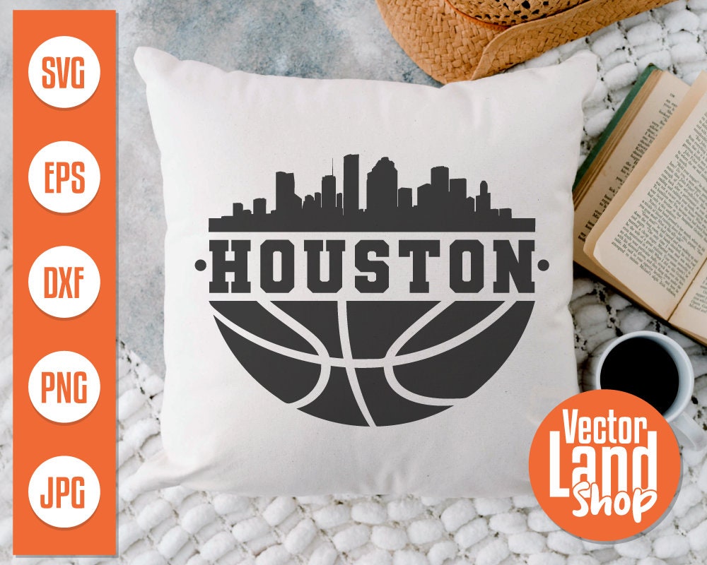 Houston Basketball Svg Houston Svg Basketball Team Logo - Etsy