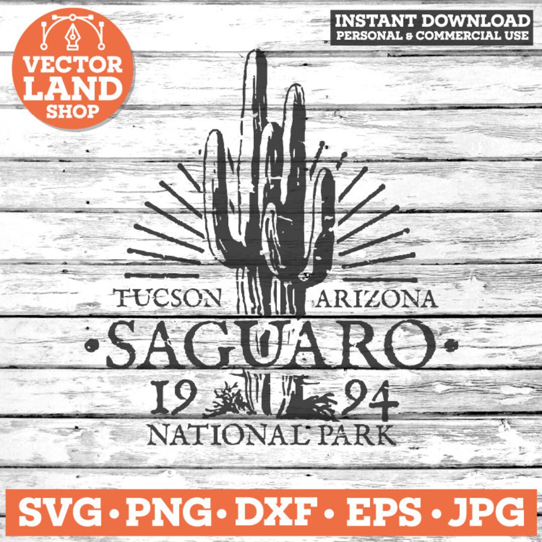 Saguaro Svg, National Park Svg, Arizona Svg, Outdoors Svg, Cacti ...