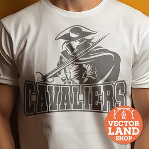 Cavaliers Svg, Cavalier Svg, Cavalier Png, School Mascot, Cavalier ...