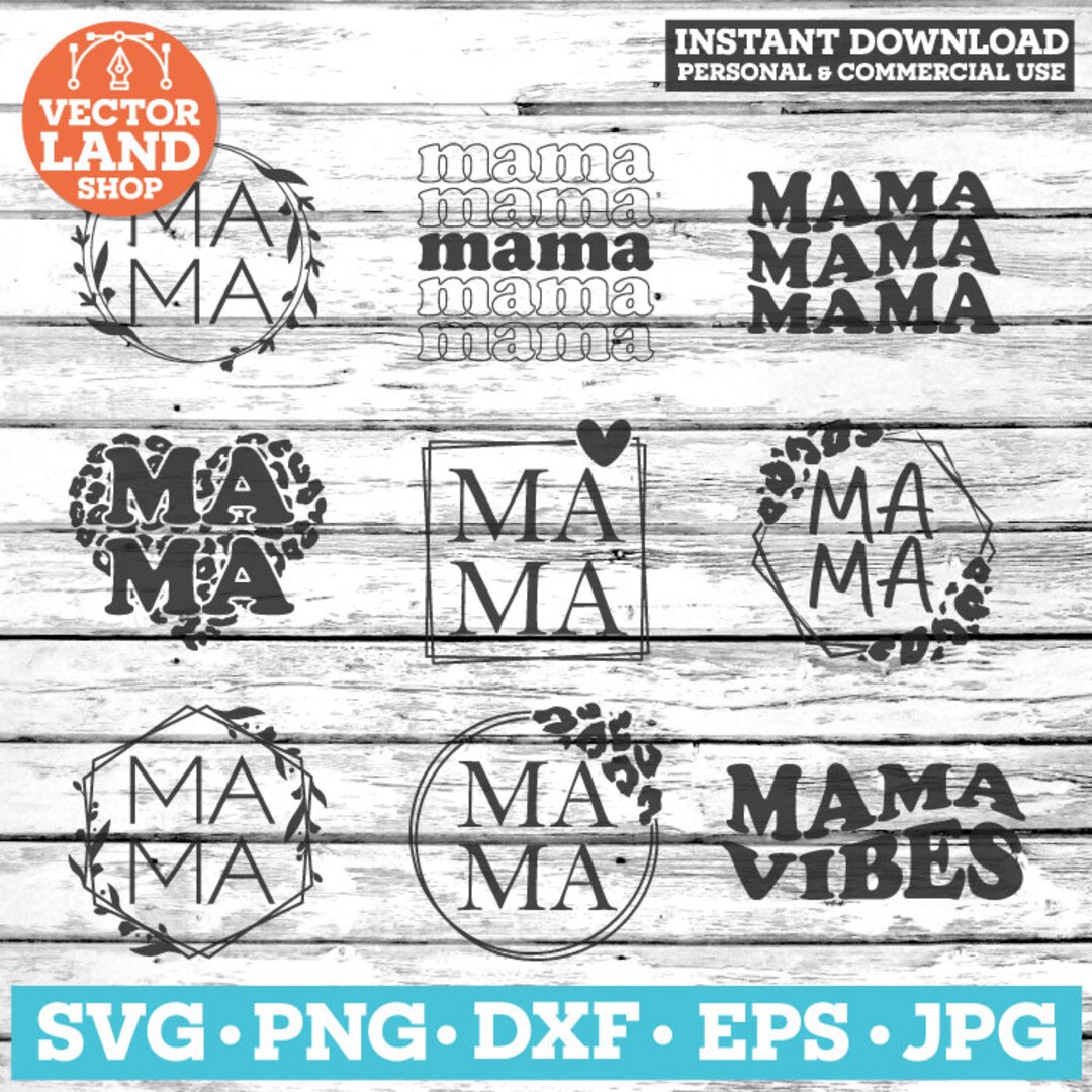 BUNDLE Mom SVG, Mom Bundle Svg, Mom Svg, Leopard Svg, Cheetah Print ...