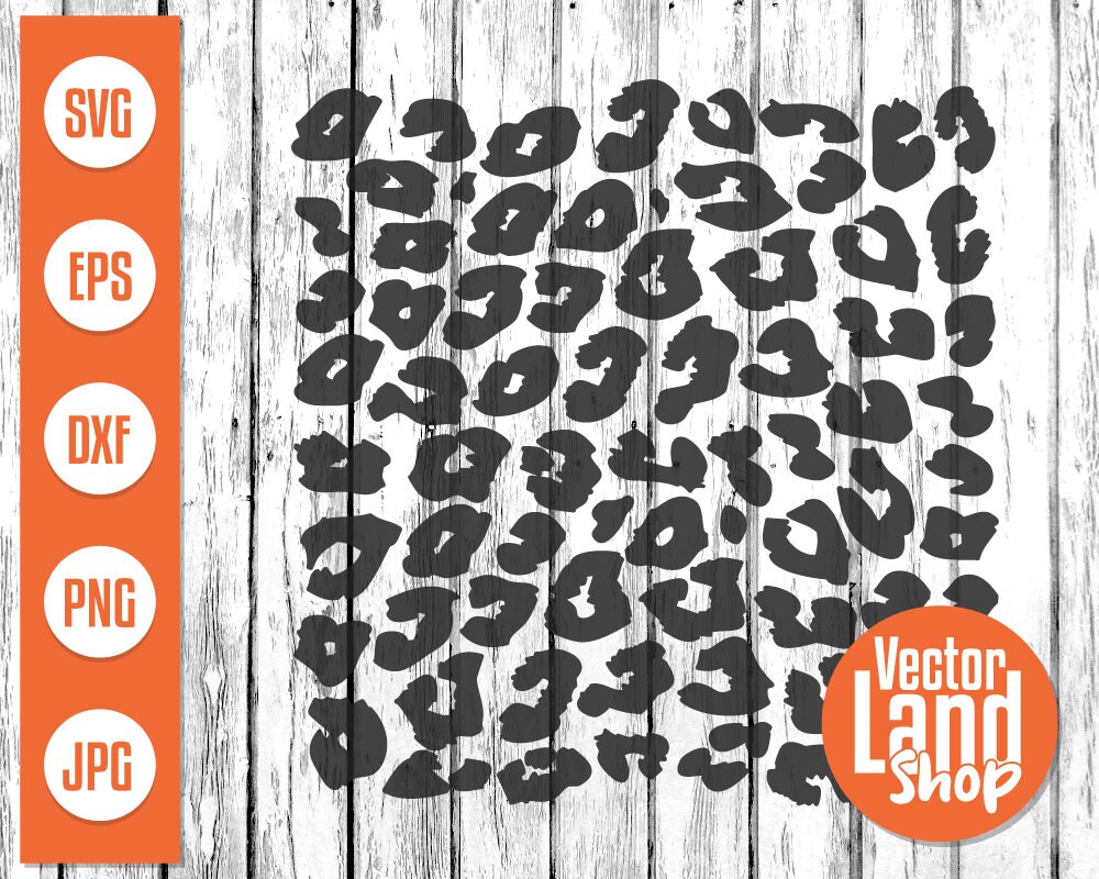 Leopard Svg Leopard Print Svg Cheetah Print Svg Cheetah - Etsy