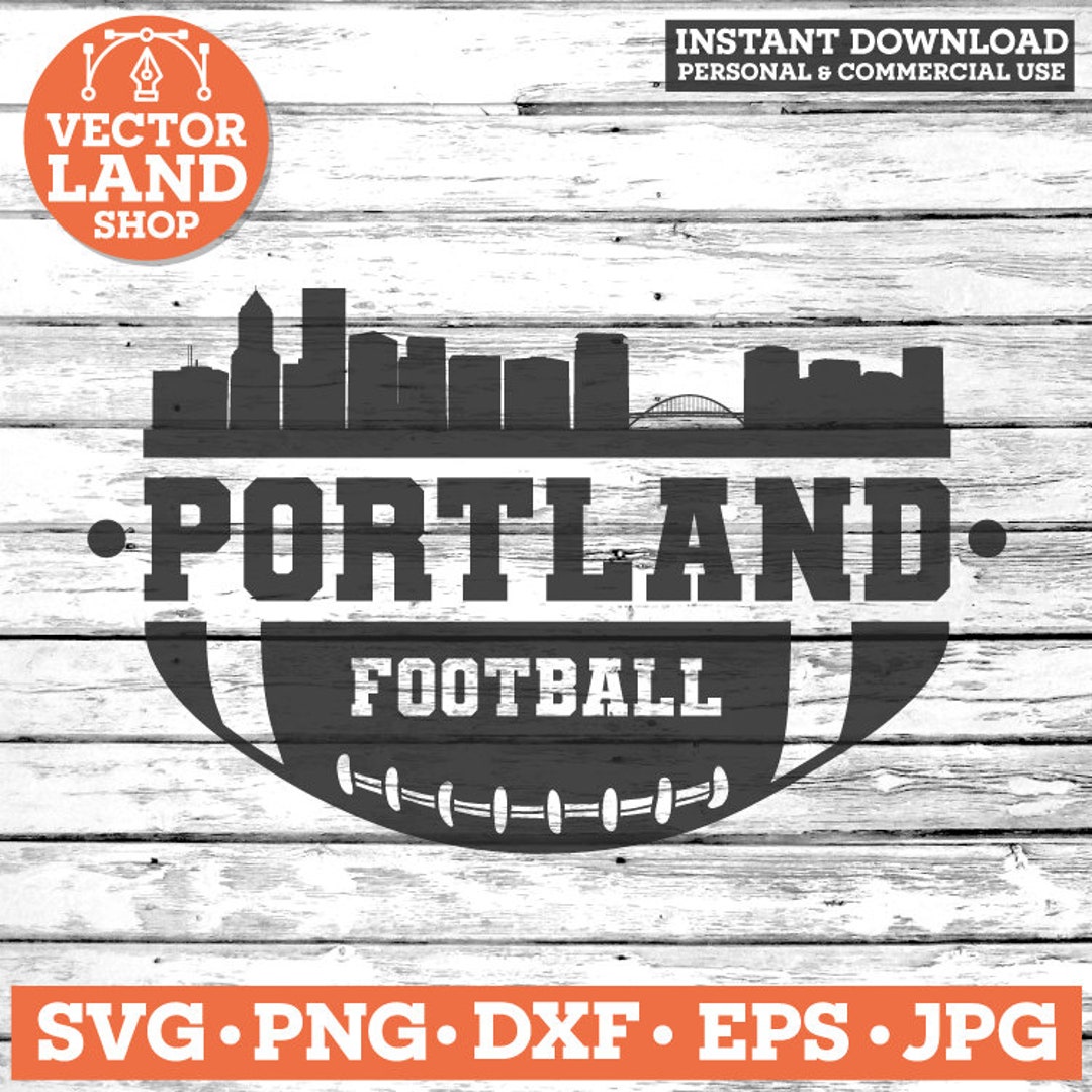Portland Football Svg, Portland Svg, Football Team Logo, American ...