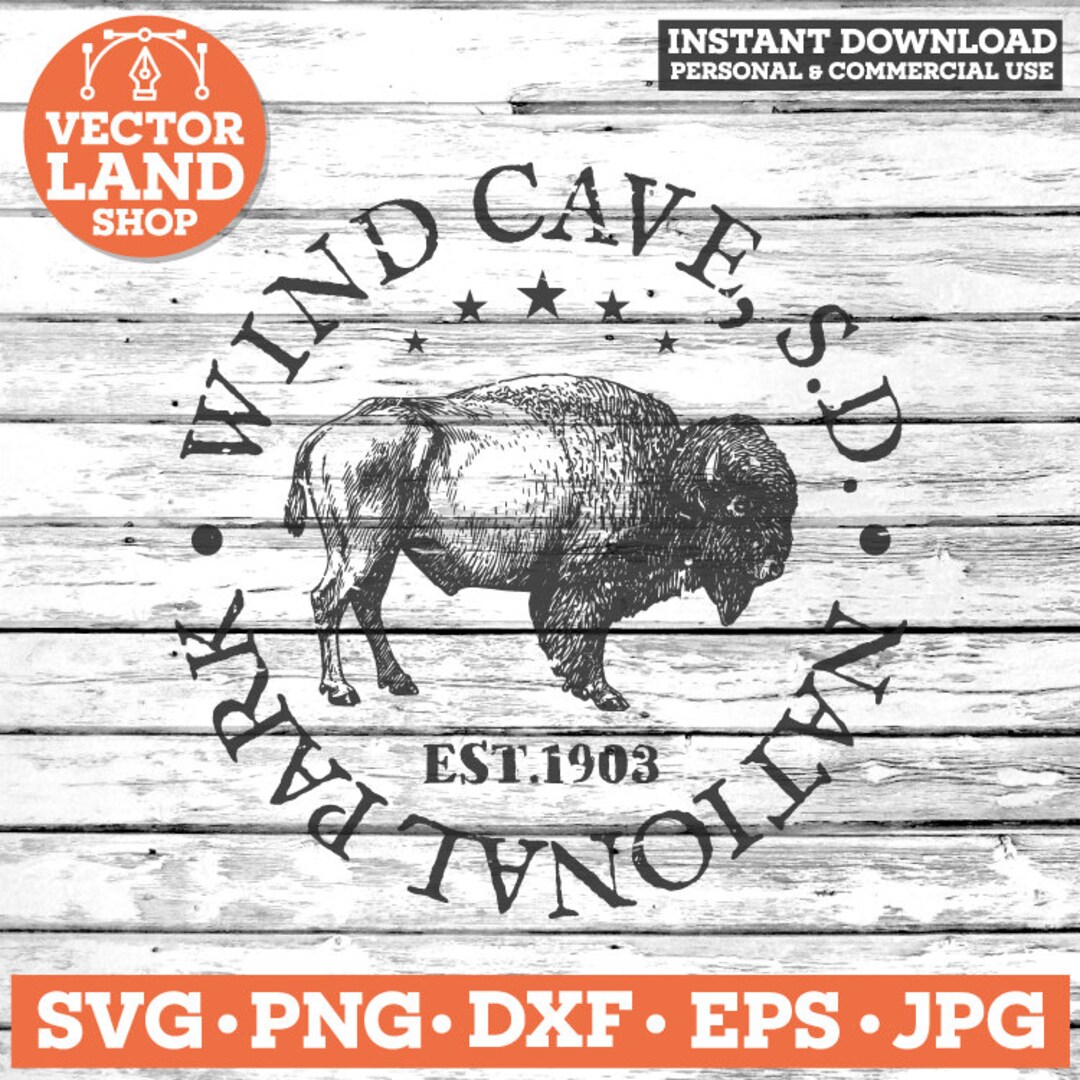 Wind Cave Svg, National Park Svg, South Dakota Svg, Wind Cave Png, Cave ...