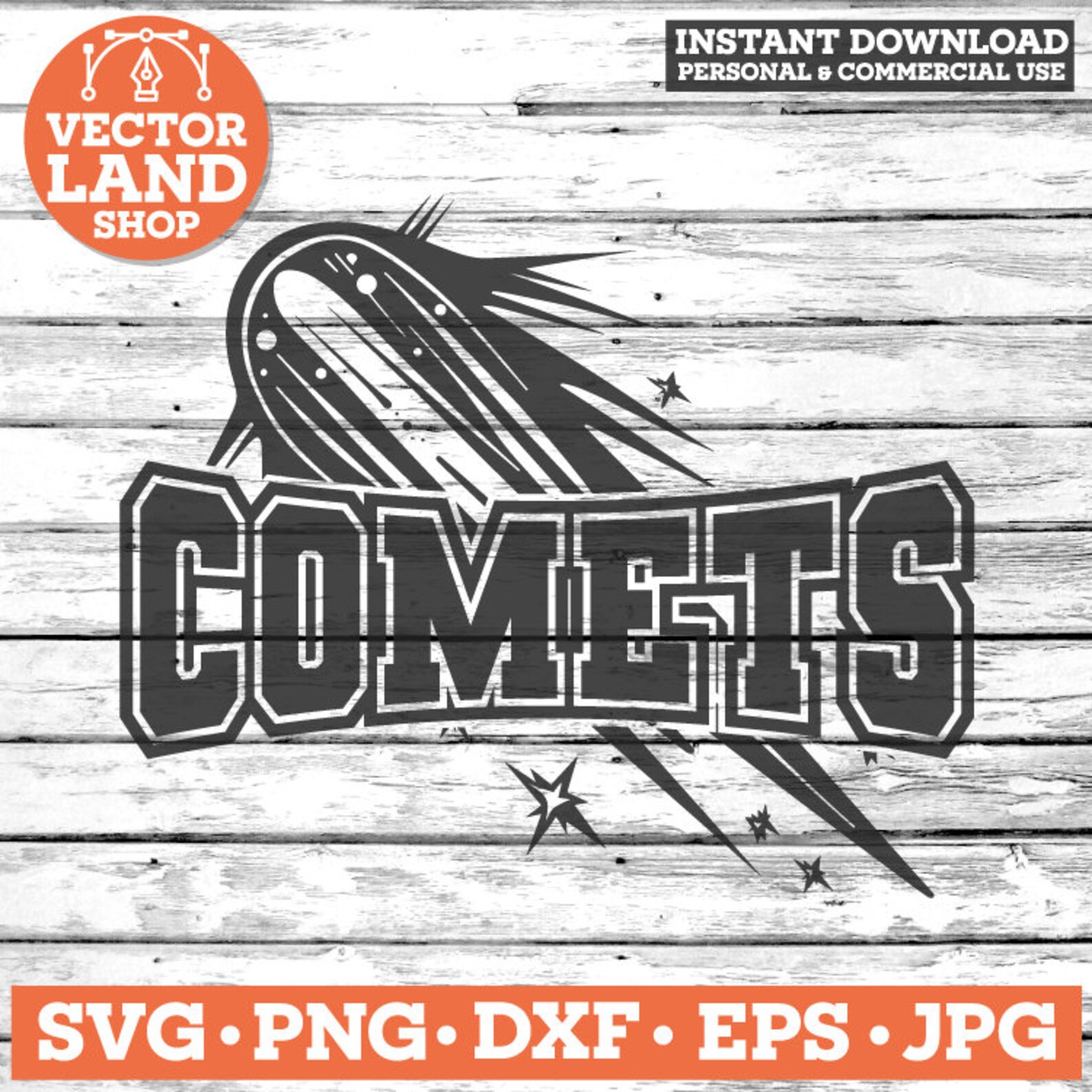 Comets Svg, Comet Svg, Comets Png, School Mascot, Comet Clipart, Comets ...