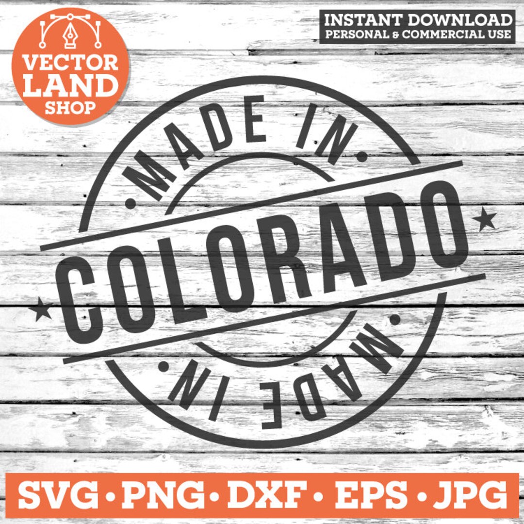 Made in Colorado Svg, Colorado Svg, United States Svg, Colorado US ...