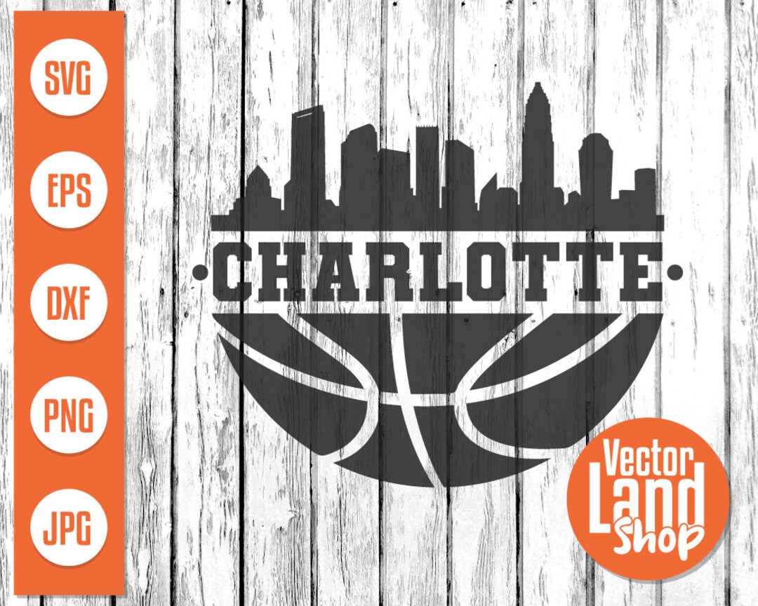 Charlotte Basketball Svg Charlotte Svg Basketball Team Logo - Etsy