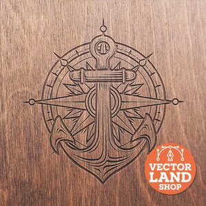 Compass SVG, Anchor Svg, Nautical Svg, Compass Rose Svg, Nautical Svg ...